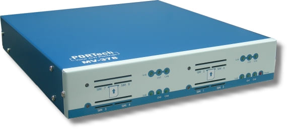 Portech MV-378:8 channel VoIP GSM Gateway - RedCetus
