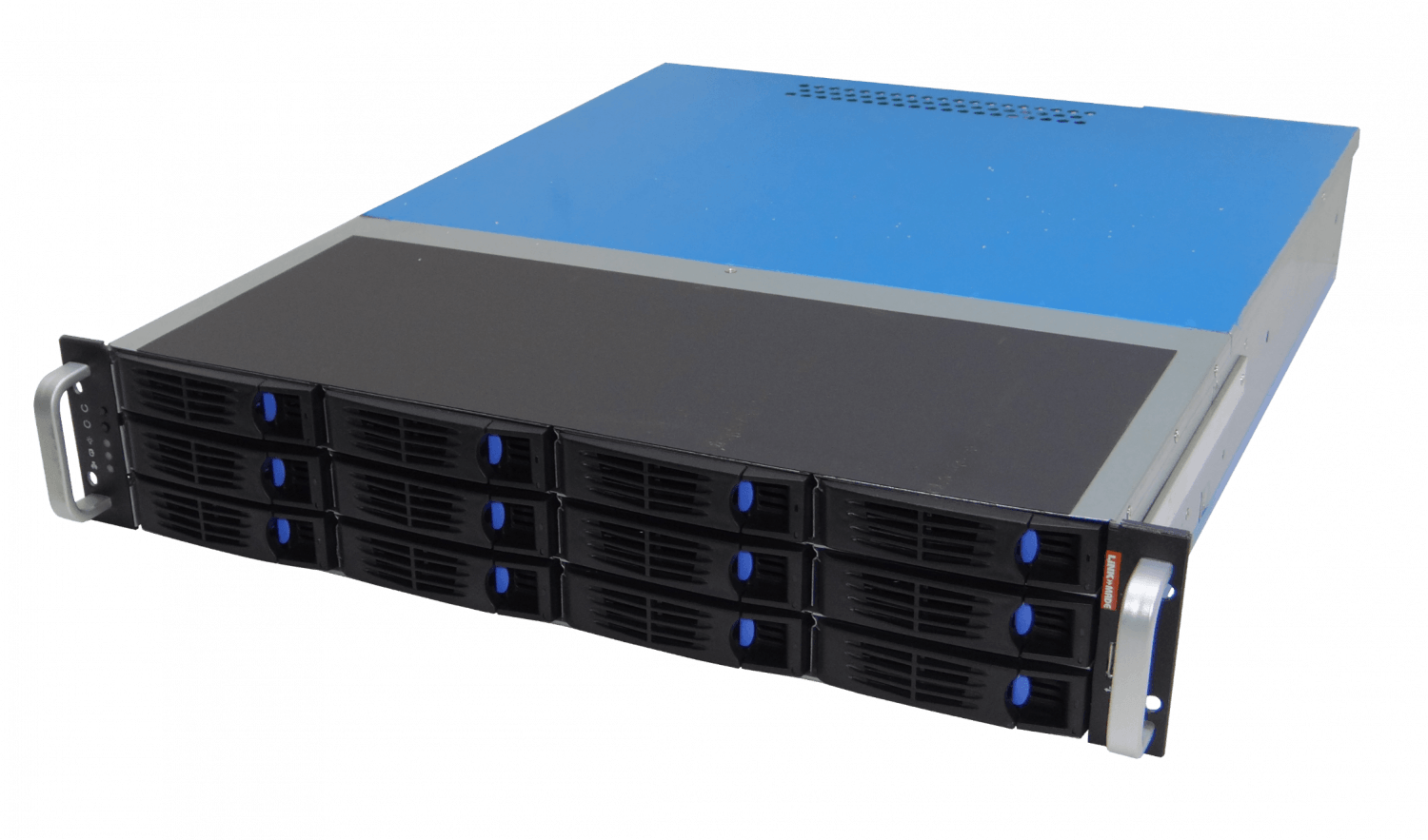 Linkmade 2U Storage Case p/Rack 12x3,5-Hotswap MATX req/Fuente-ATX ...