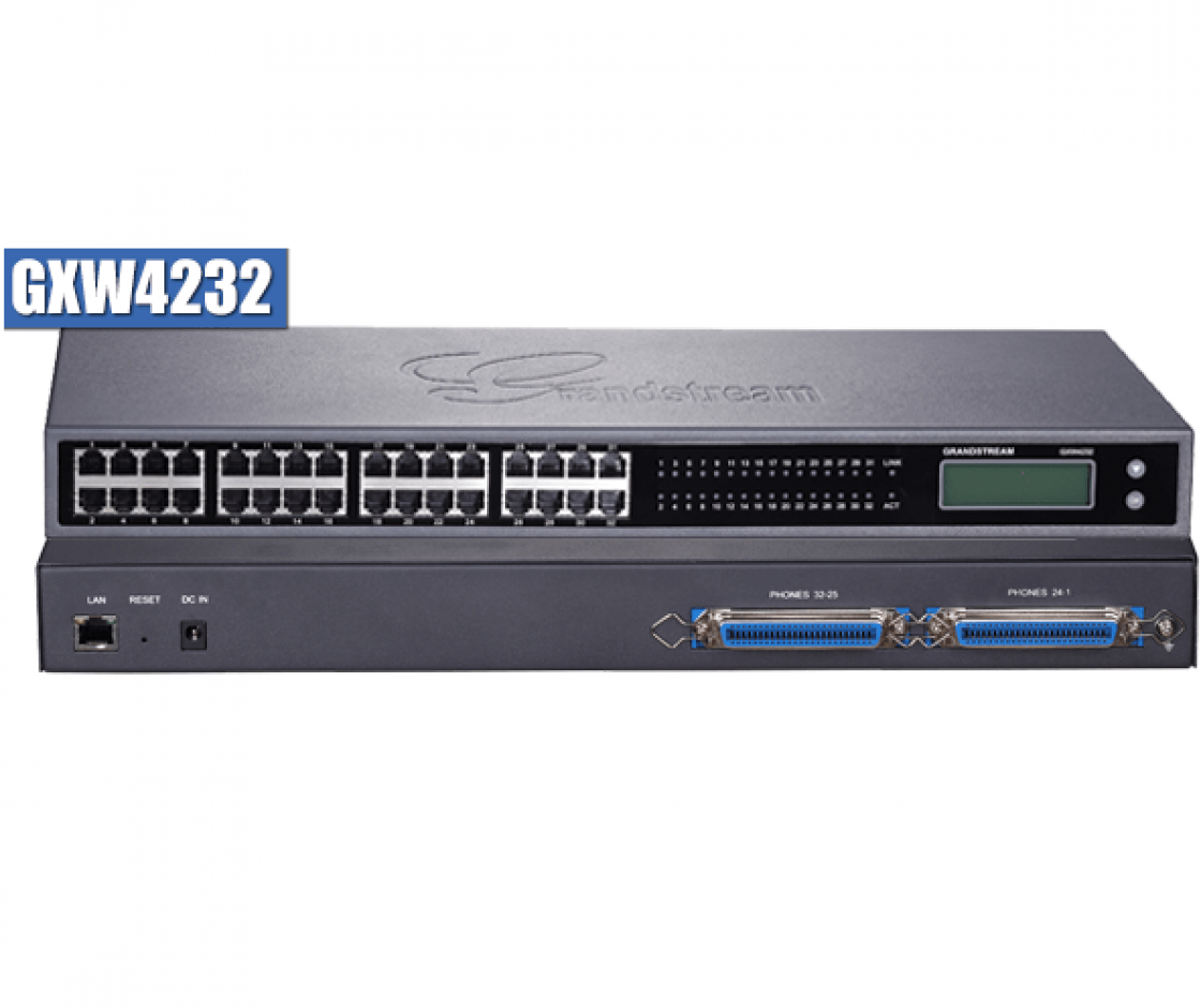 Grandstream GXW4232 Gateway Alto Rendimiento 32 Puertos FXS - RedCetus
