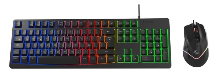 Xtech XTK-530S Combo Teclado y Mouse Gaming - RedCetus