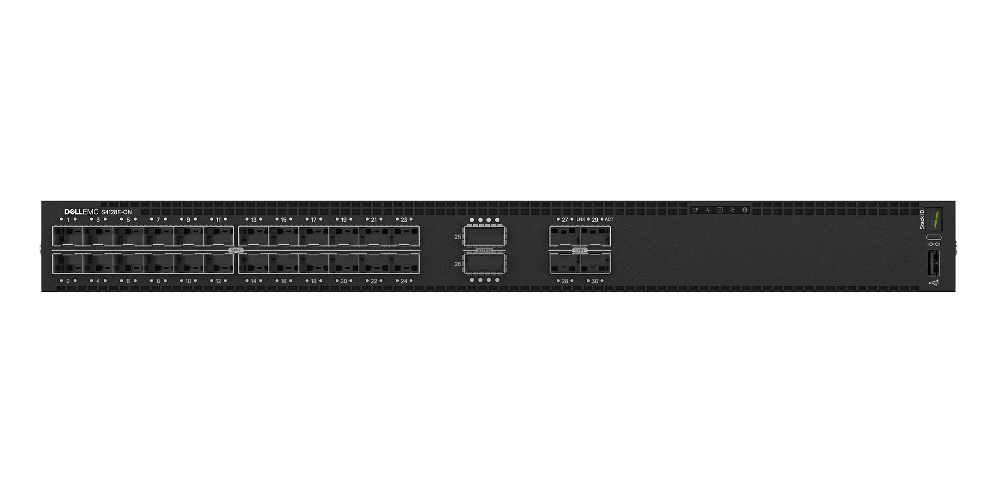 Dell EMC Switch S4128F-ON 28 puertos SFP+ de 10 GbE - RedCetus